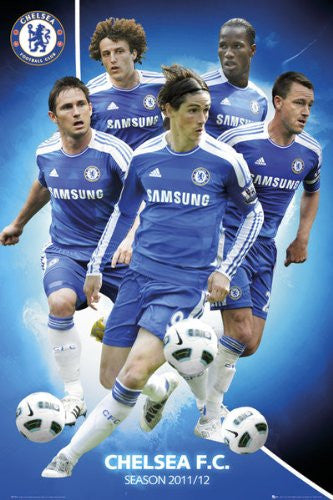 SPT33318 Chelsea - Players (24 X 36) – GLOBAL PRINTS